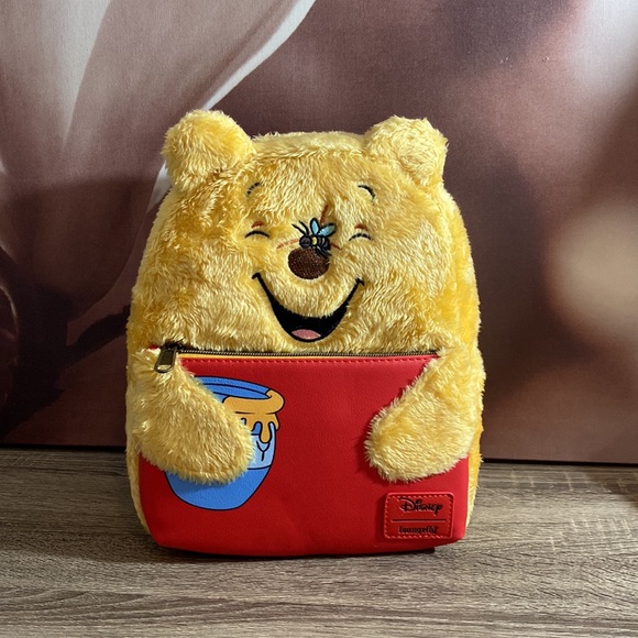 Loungefly | Bags | Loungefly Winnie The Pooh Plush Mini Backpack Nwt ...